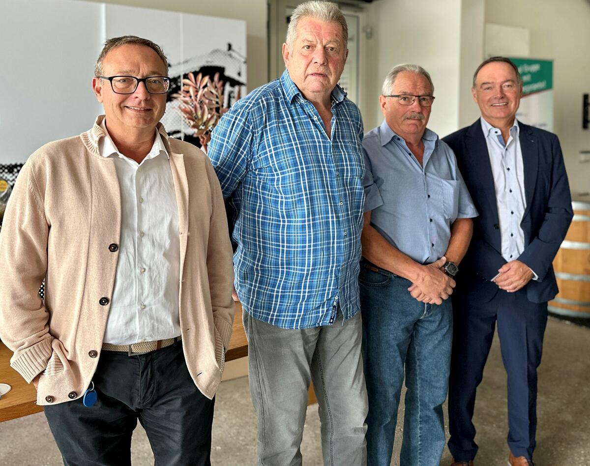 Verabschiedung in den Ruhestand: Edgar Huber und Rudolf „Rudi“ Leiter